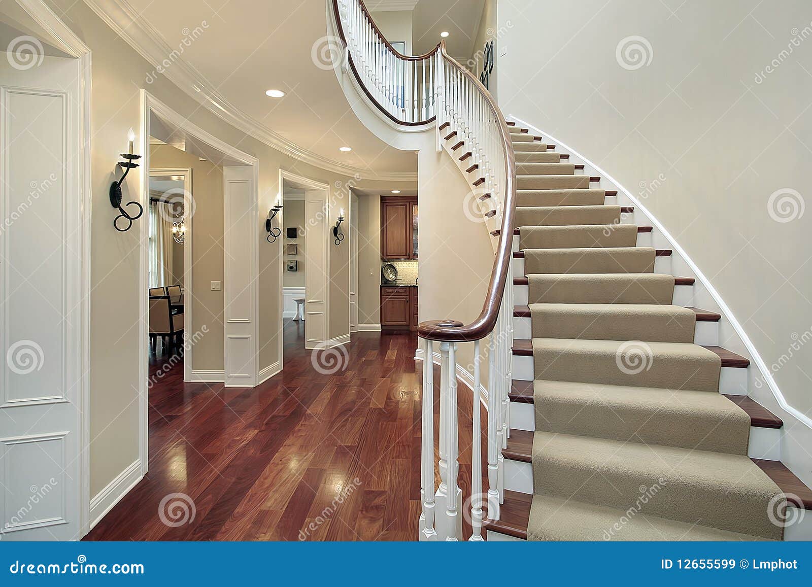Foyer with butler s pantry stock image. Image of entryway - 12655599