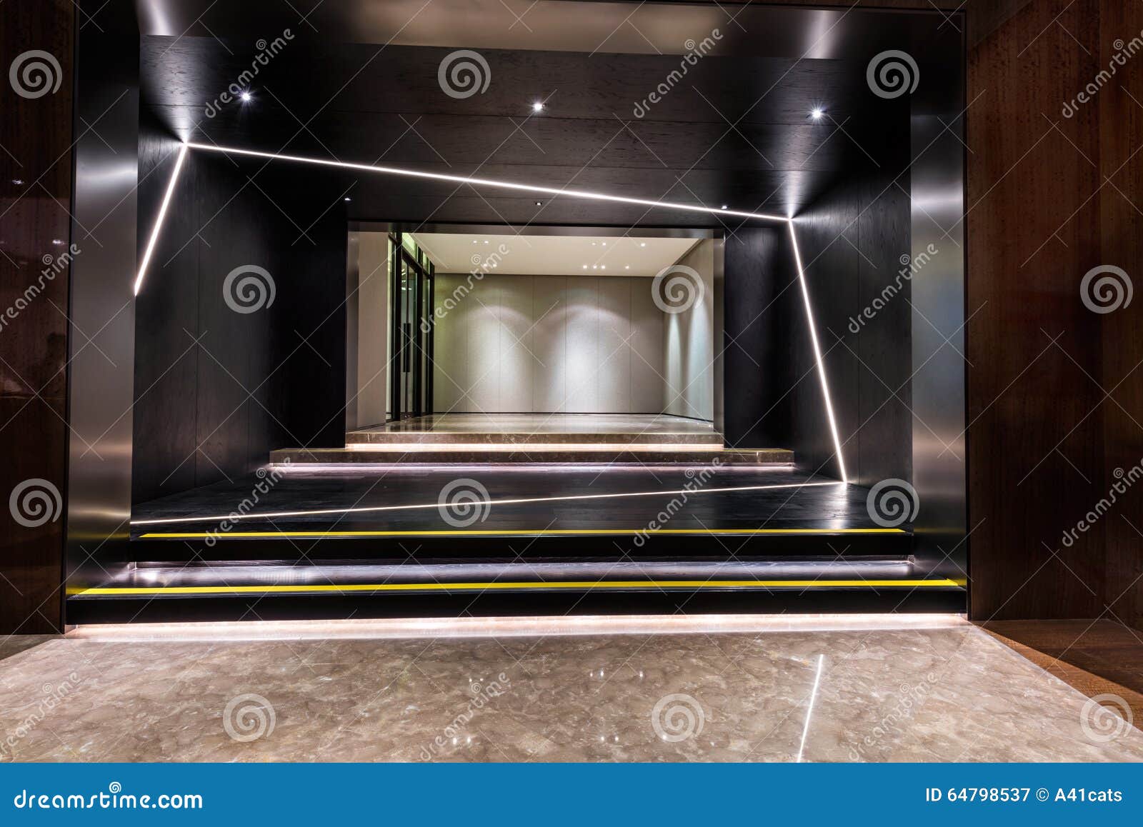 Foyer Entrance Area of a Building Stock Image - Image of conference ...