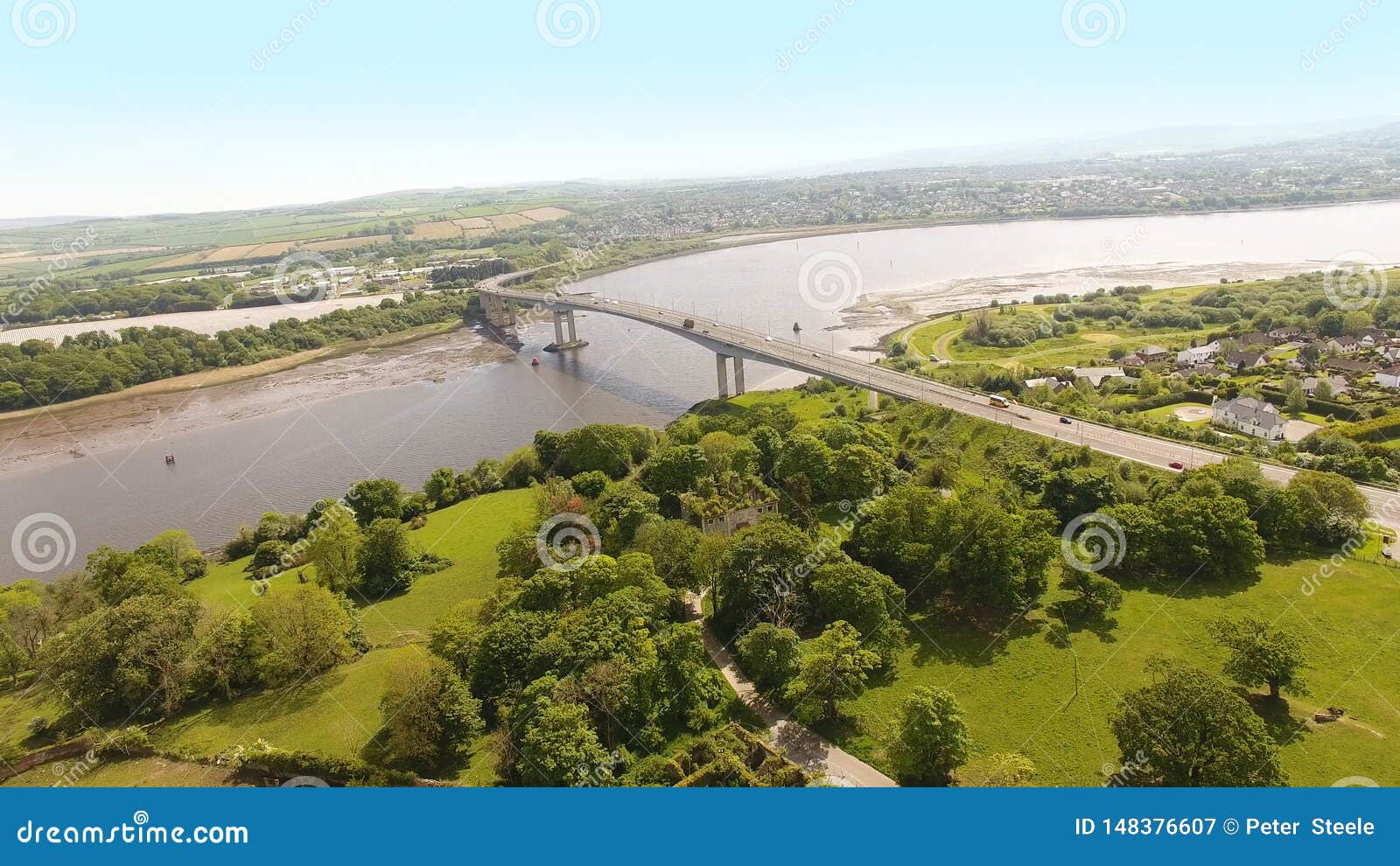Foyle Bridge Co Derry Northern Ireland Stock Image - Image of span ...