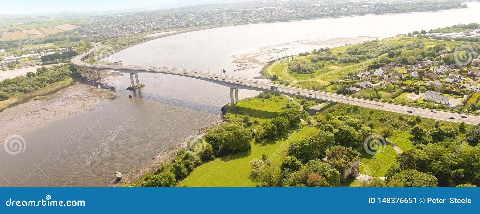 Foyle Bridge Co Derry Northern Ireland Stock Image - Image of ...