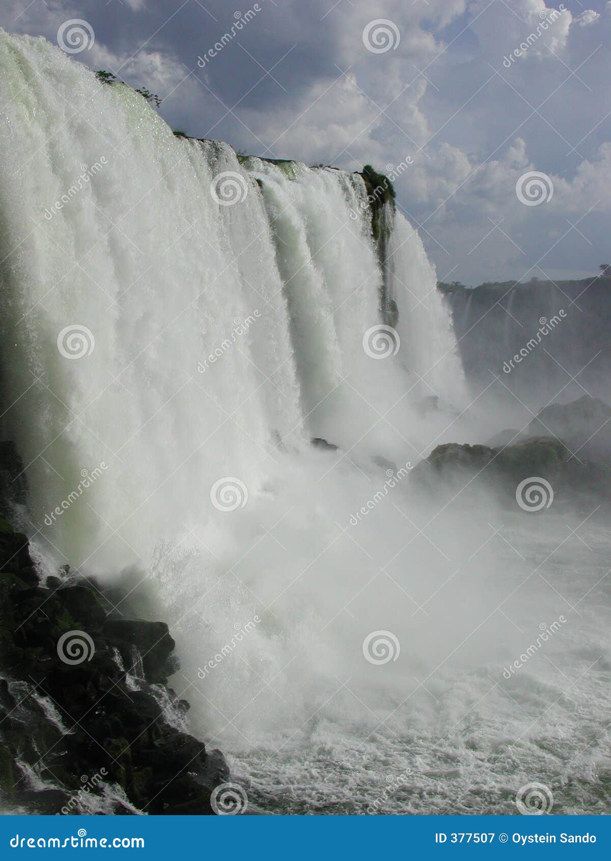 Foz de Iguazu stock image. Image of smoky, iguazu, silky - 377507