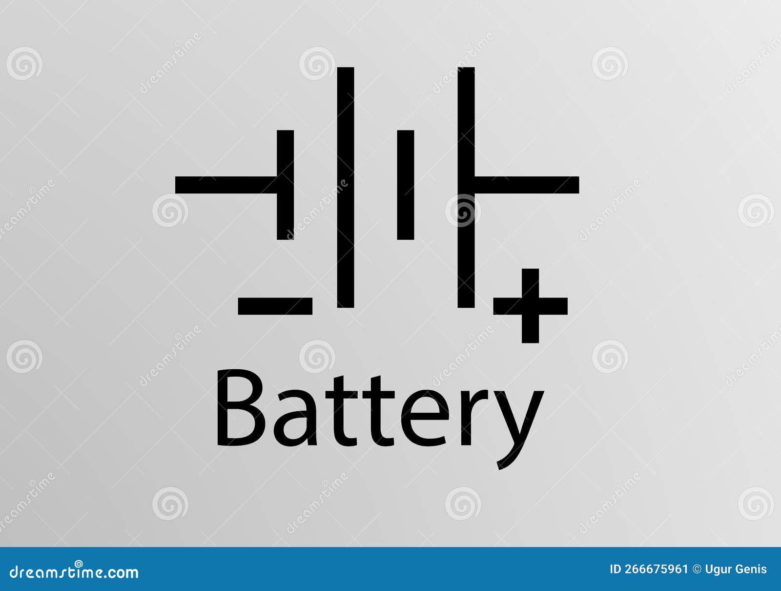 Battery Engineering Symbol, Vector Symbol Design. Engineering Symbols ...