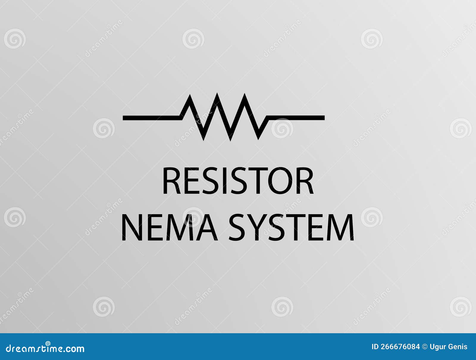 Resistor Nema System Symbol, Vector Symbol Design. Engineering Symbols ...