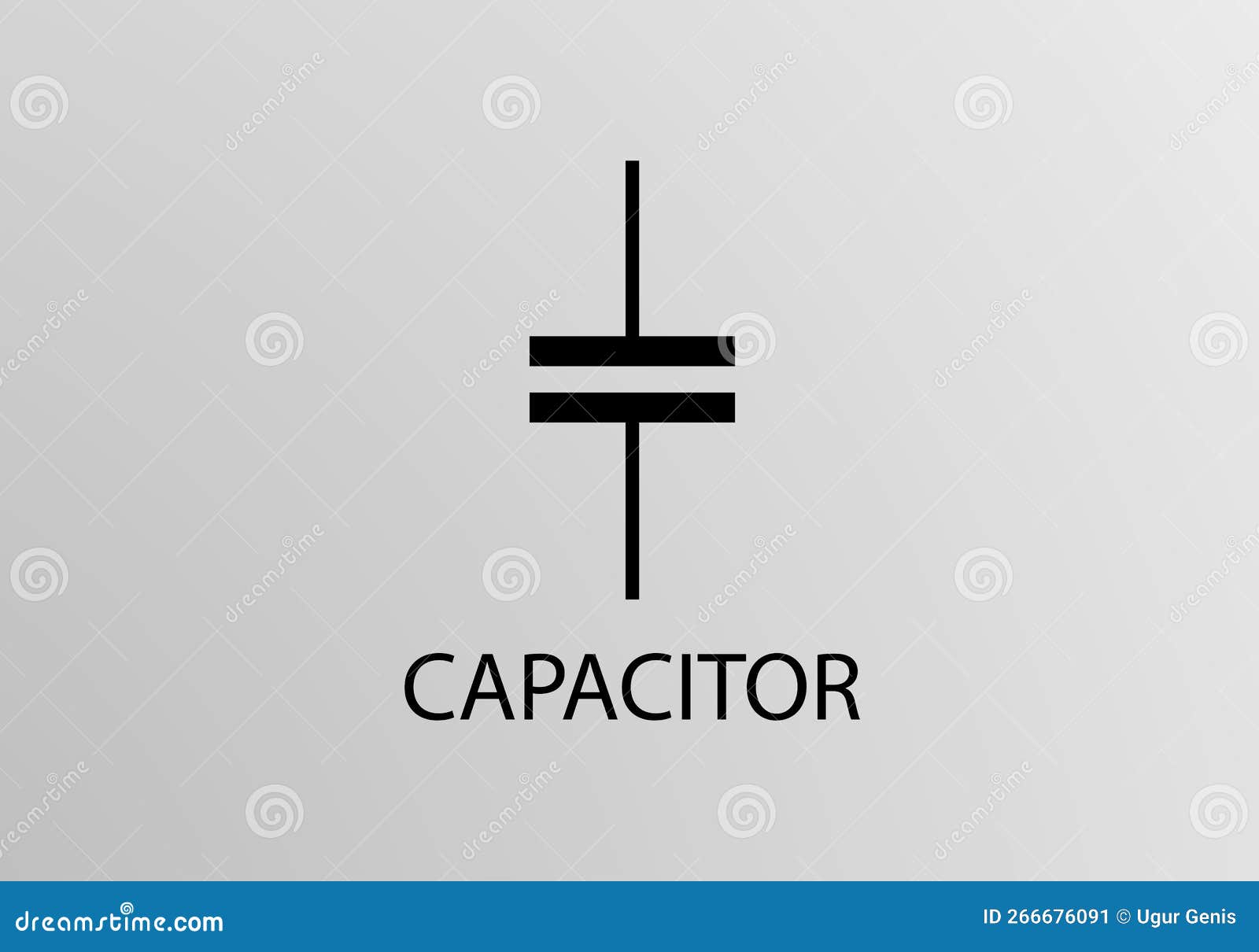 Capacitor Symbol, Vector Symbol Design. Engineering Symbols Stock ...