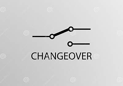 Changeover Symbol, Vector Symbol Design. Engineering Symbols Stock ...