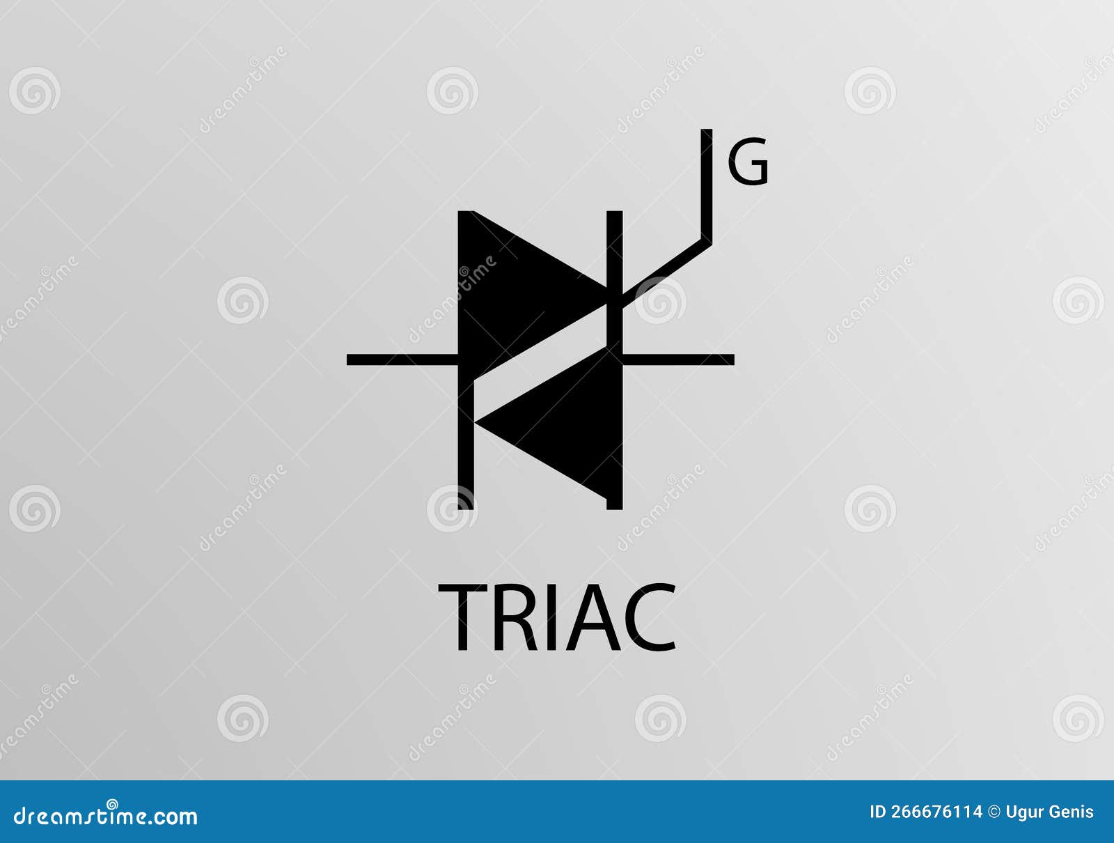 Triac Symbol, Vector Symbol Design. Engineering Symbols Stock Vector ...