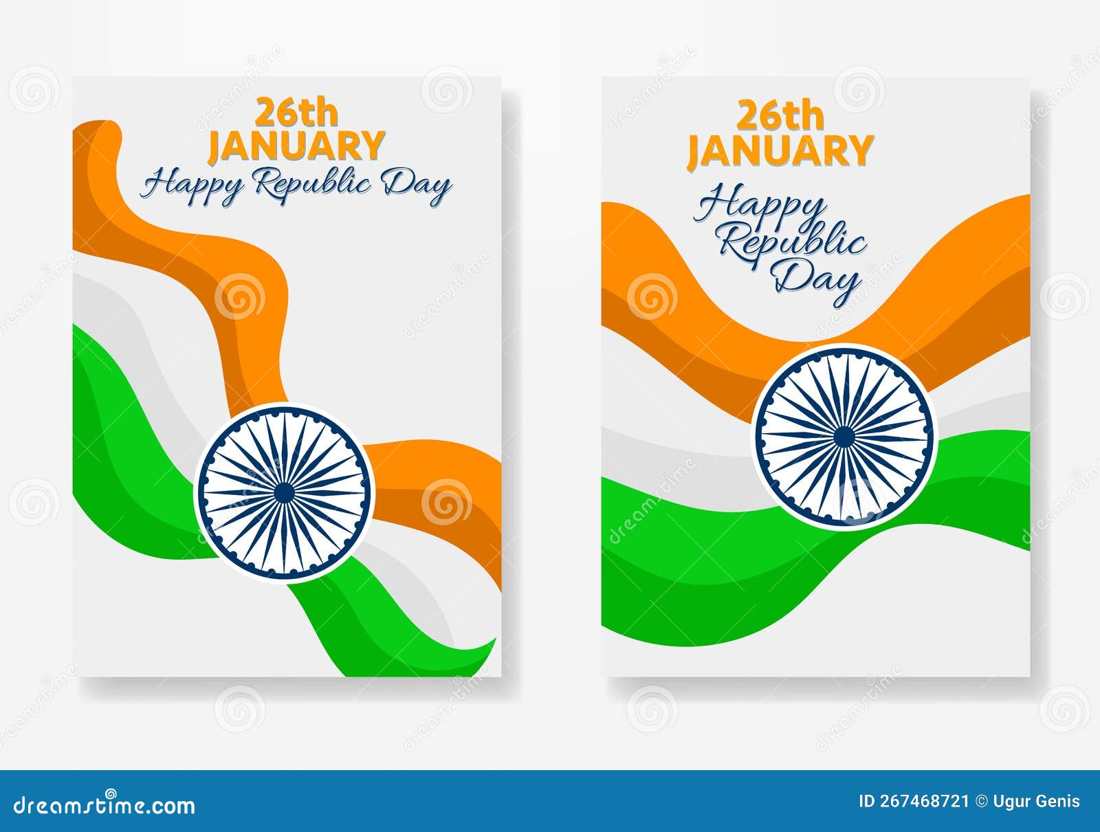 Vector Illustration of 26th of January, Republic Day Celebration of ...