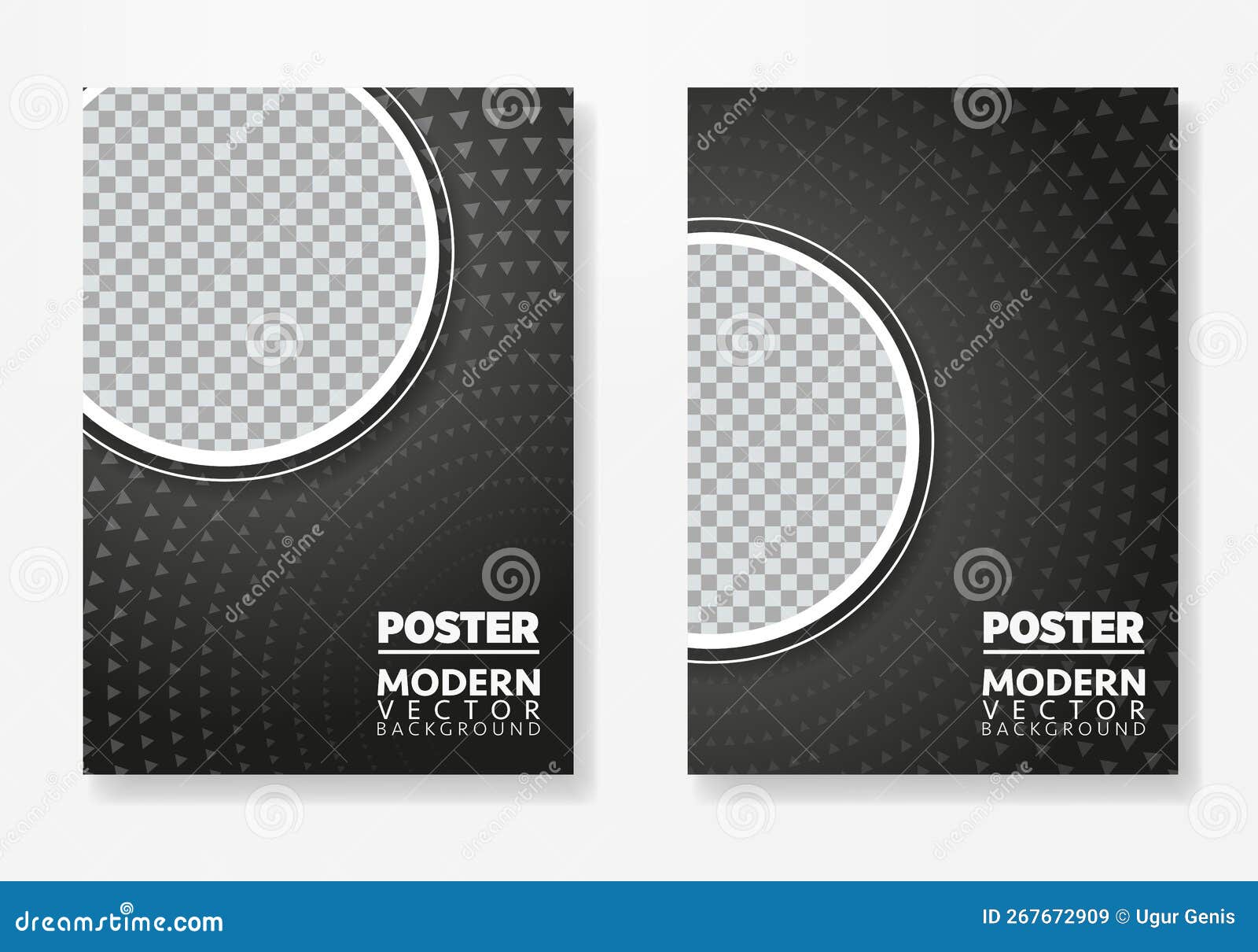 Poster Layout Design. Vector Illustration Background Template Front and ...