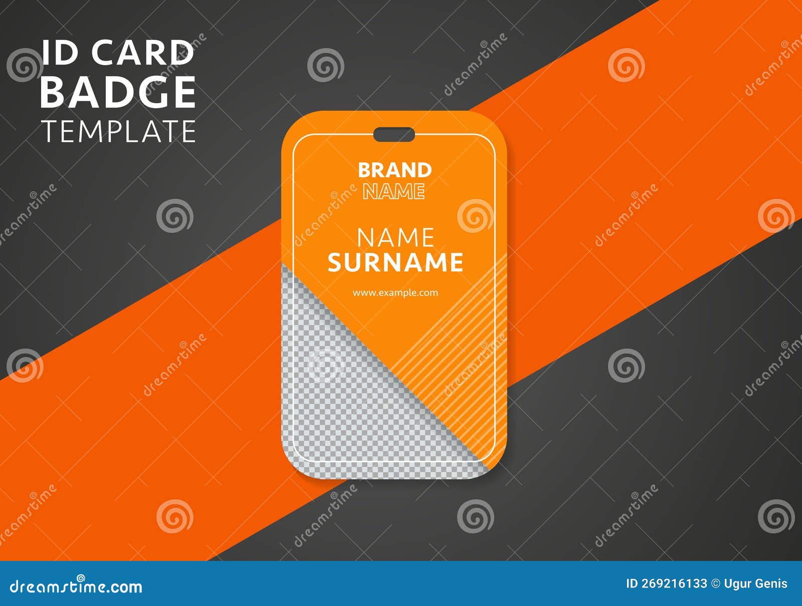 Badge Template Design of Business Corporate Identity. Stock Vector ...