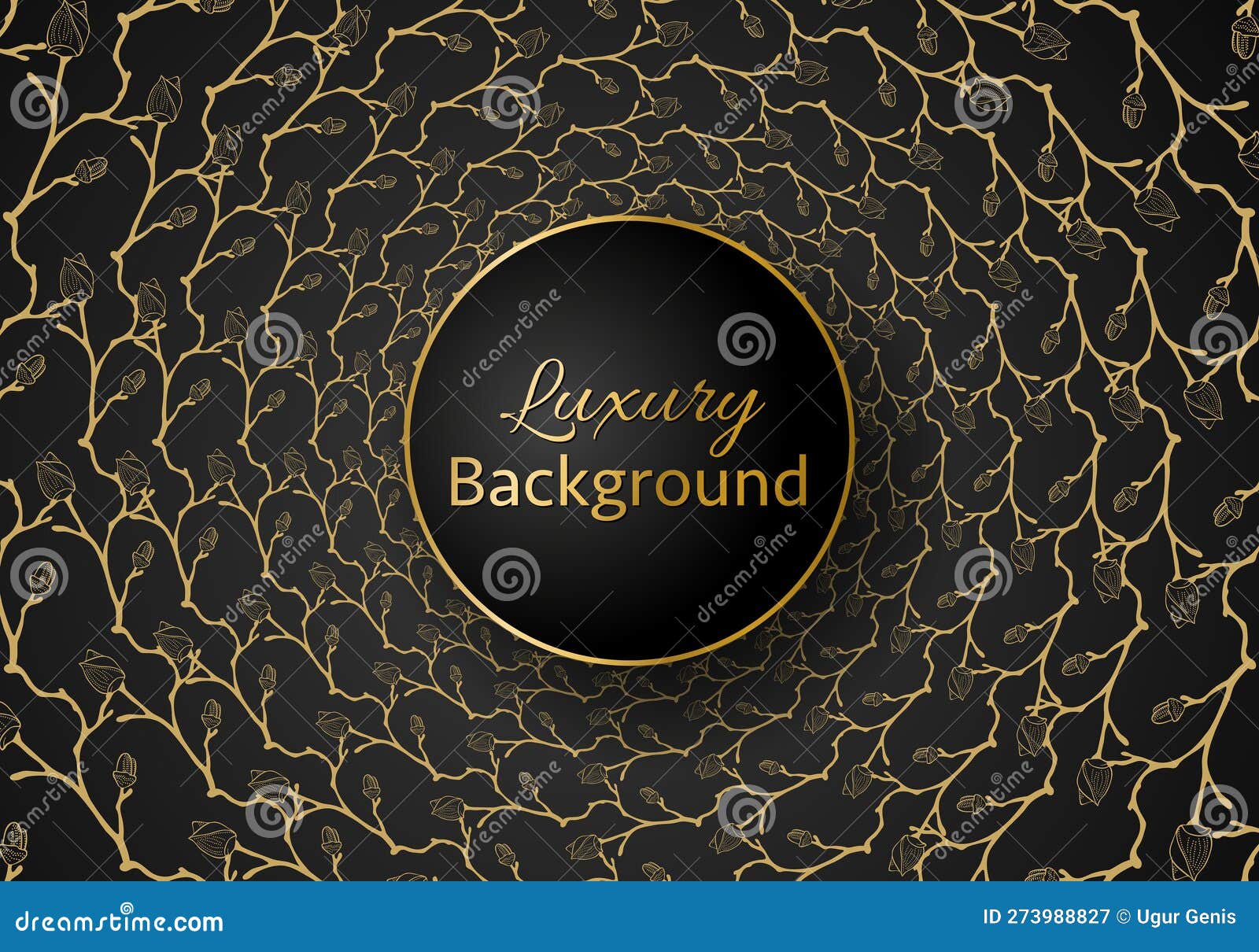 Elegant Banner with Intricate, Parallel Golden Lines on a Dark ...