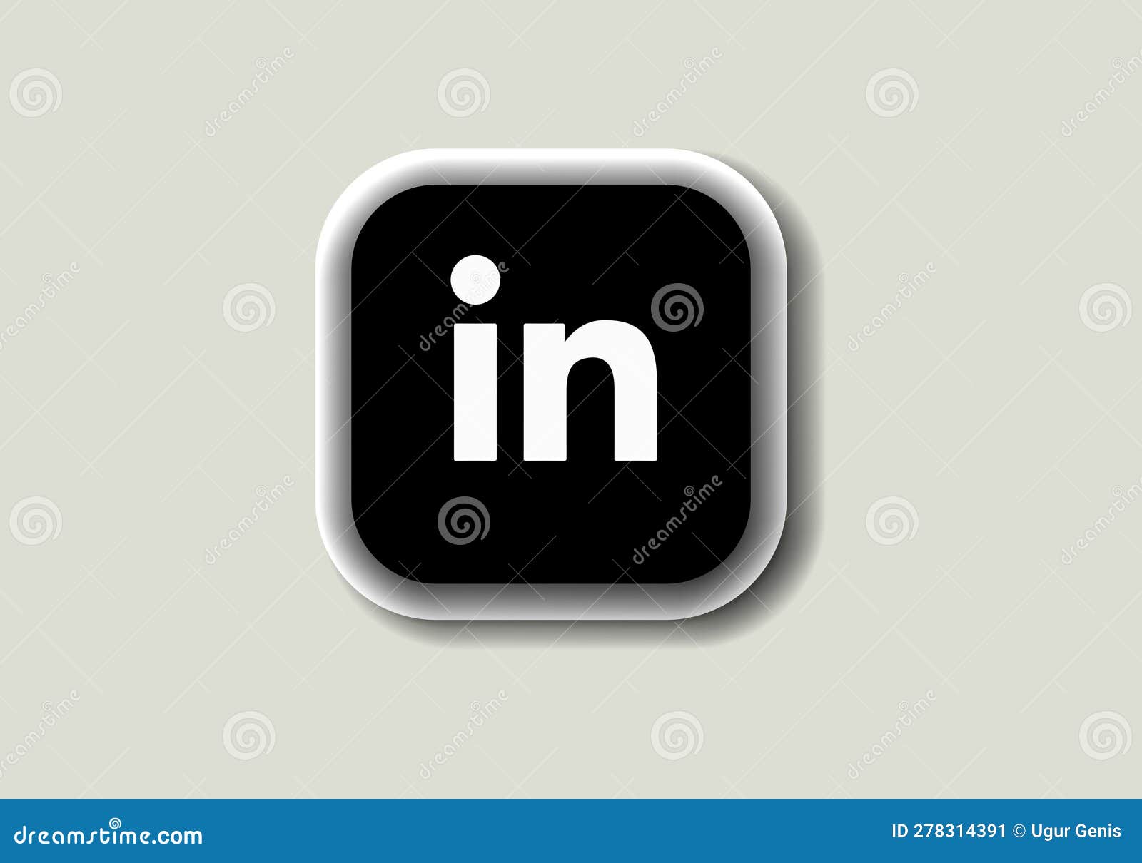 Linkedin New Logo and Icon Printed on White Paper. Linkedin Social ...