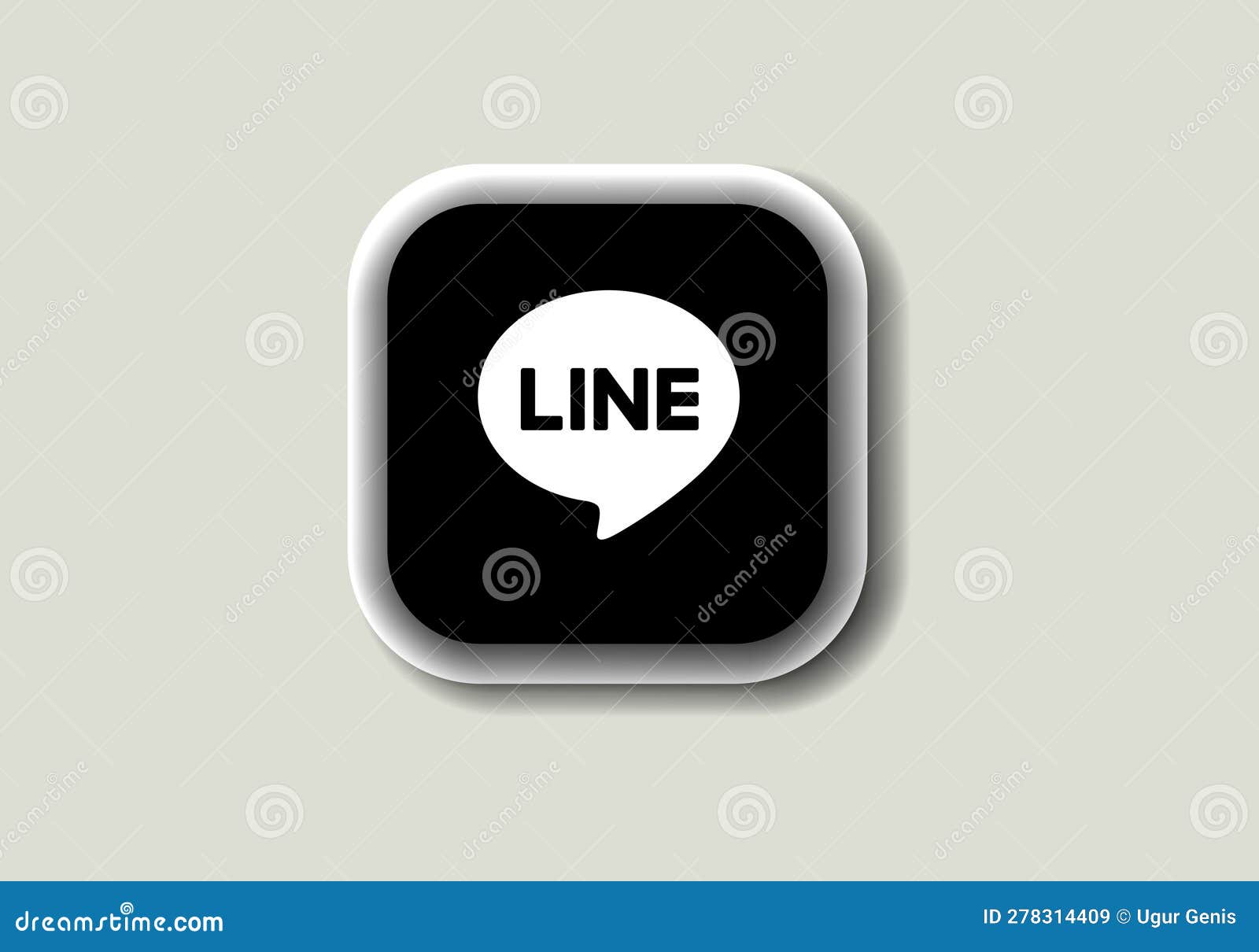 Line New Logo and Icon Printed on White Paper. Line Social Media ...