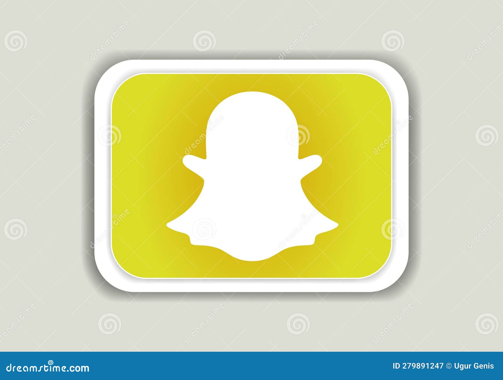 SnapChat Logo Sign Symbol Vector. Mobile Apps Online Service Icon ...