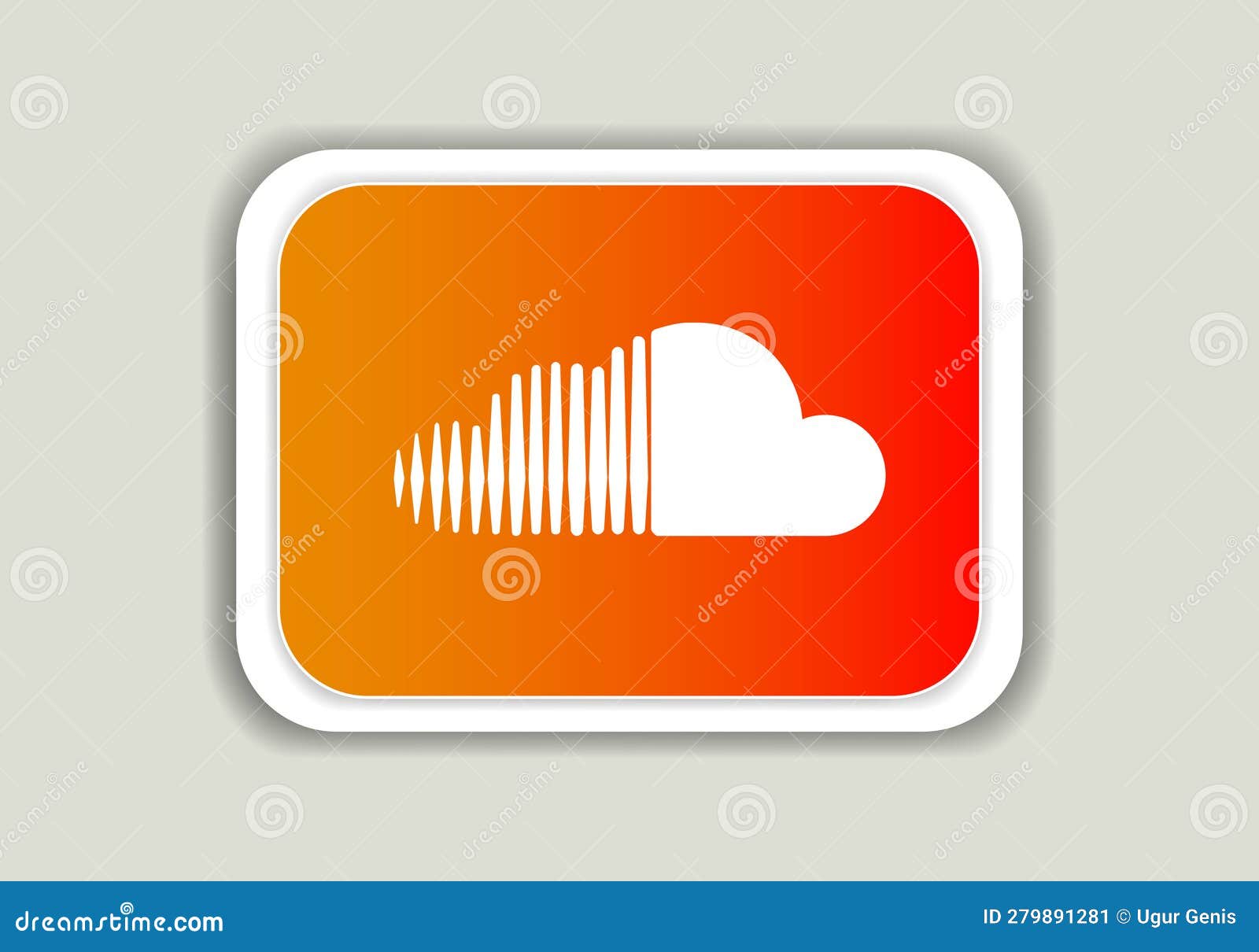 SoundCloud Logo Sign Symbol Vector. Mobile Apps Online Service Icon Editorial Photo ...