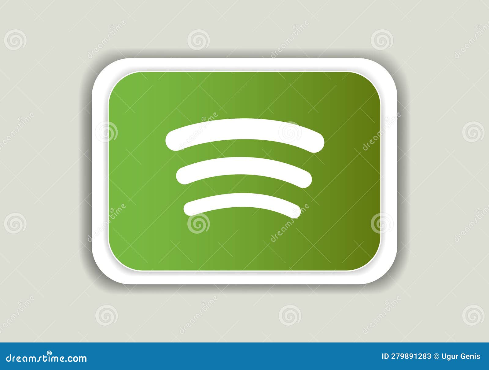 Spotify Logo Sign Symbol Vector. Mobile Apps Online Service Icon ...