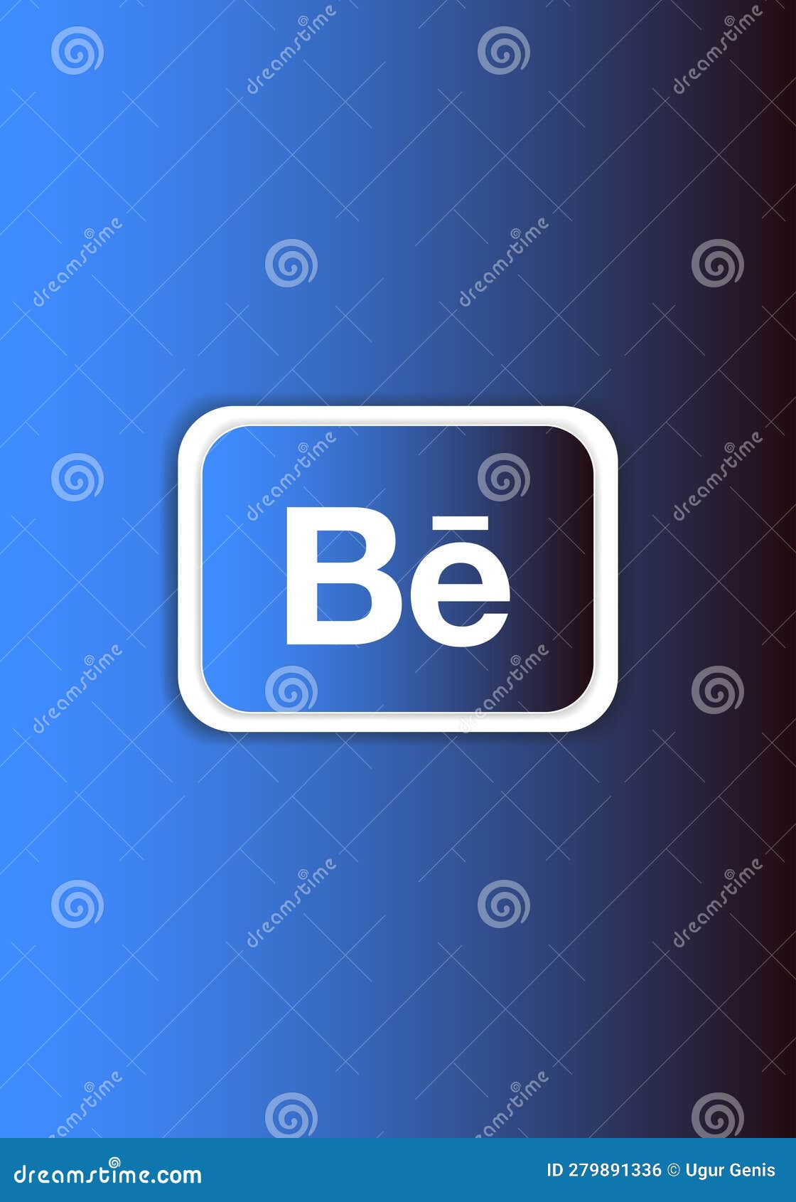 Behance Logo Sign Symbol Vector. Mobile Apps Online Service Icon ...