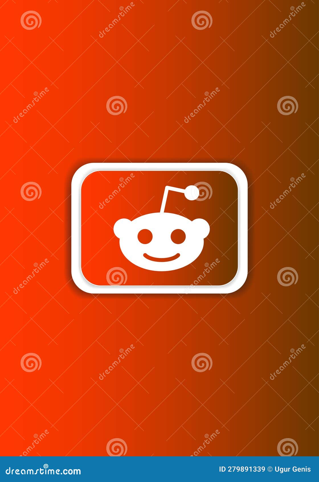 Reddit Logo Sign Symbol Vector. Mobile Apps Online Service Icon ...