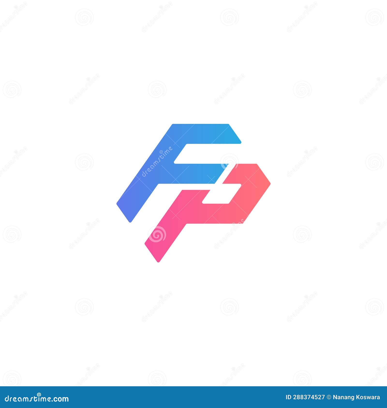 FP Logo, FP Monogram, Initial FP Logo, Letter FP Logo, Creative Icon ...