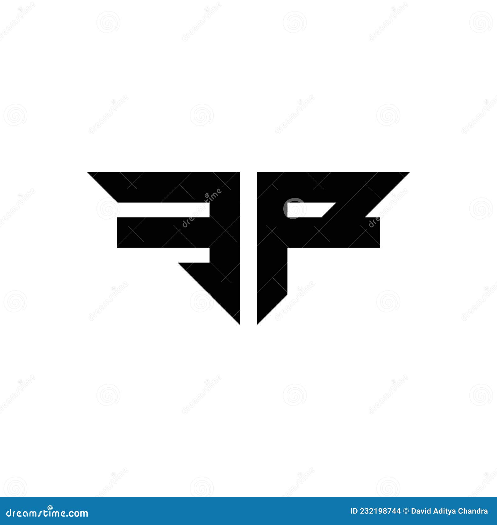 FP Logo Monogram Design Template Stock Vector - Illustration of company ...