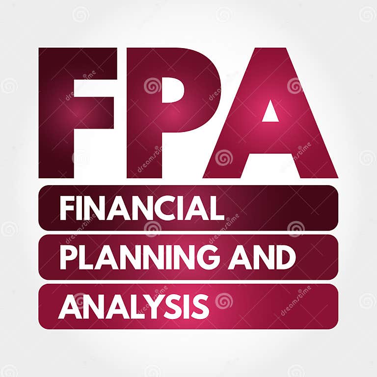FPA - Financial Planning and Analysis Acronym Stock Illustration ... FPA - Financial Planning and Analysis Acronym Stock Illustration ...