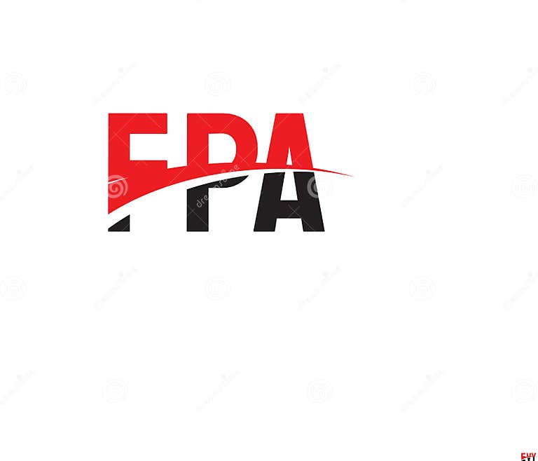 FPA Letter Initial Logo Design Vector Illustration Stock Vector ...