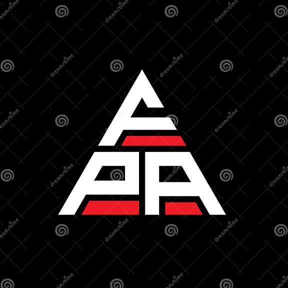 FPA Triangle Letter Logo Design with Triangle Shape. FPA Triangle Logo ...