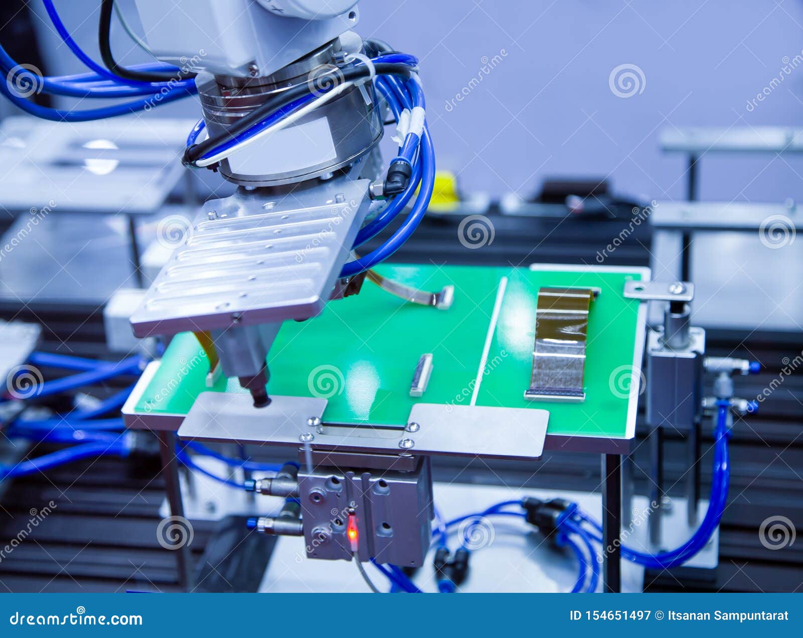 FFC cable connector robot stock image. Image of connect - 154651497