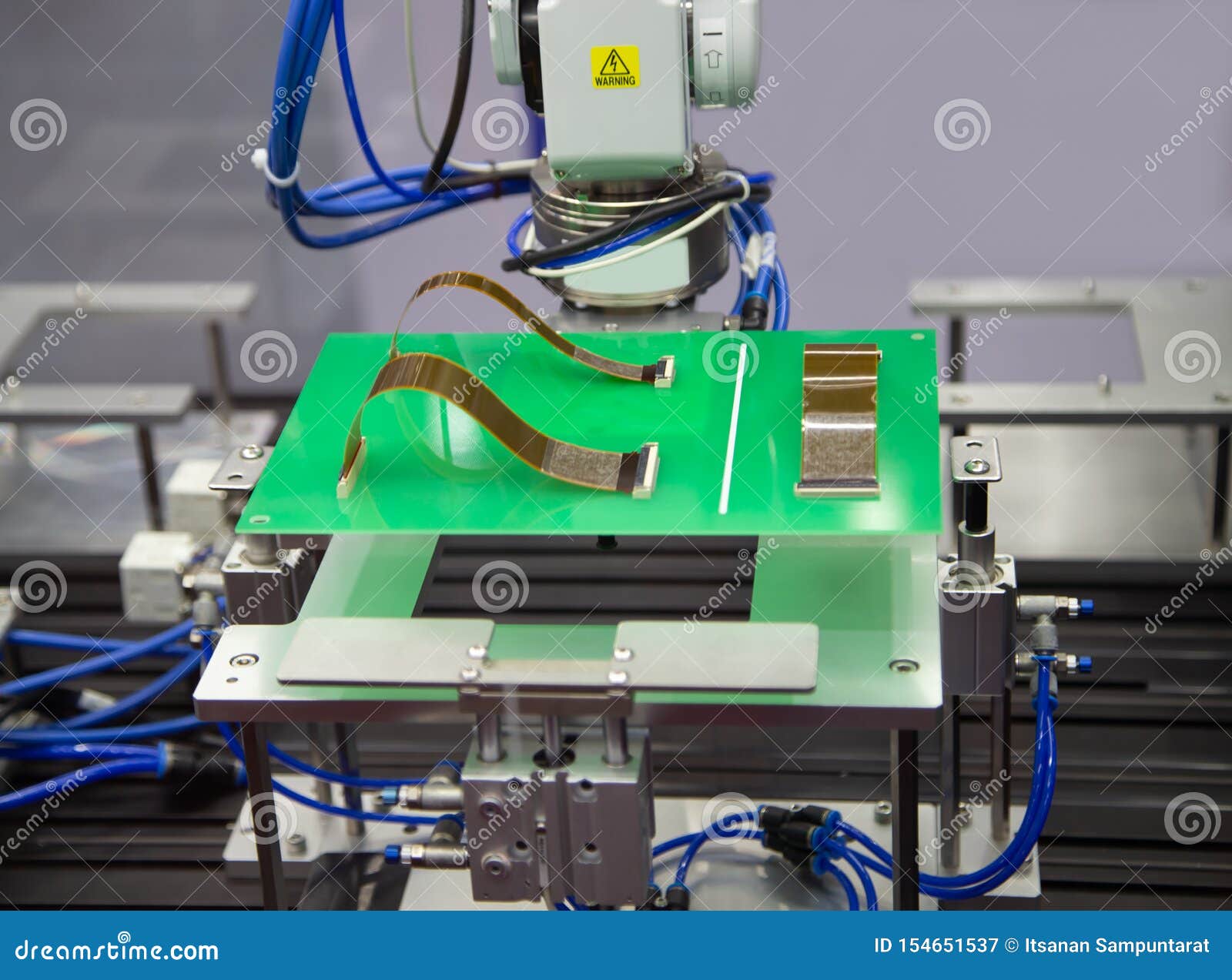 Robot Connecting Flexible Flat Cable FFC on Print Circuit Board (PCB ...