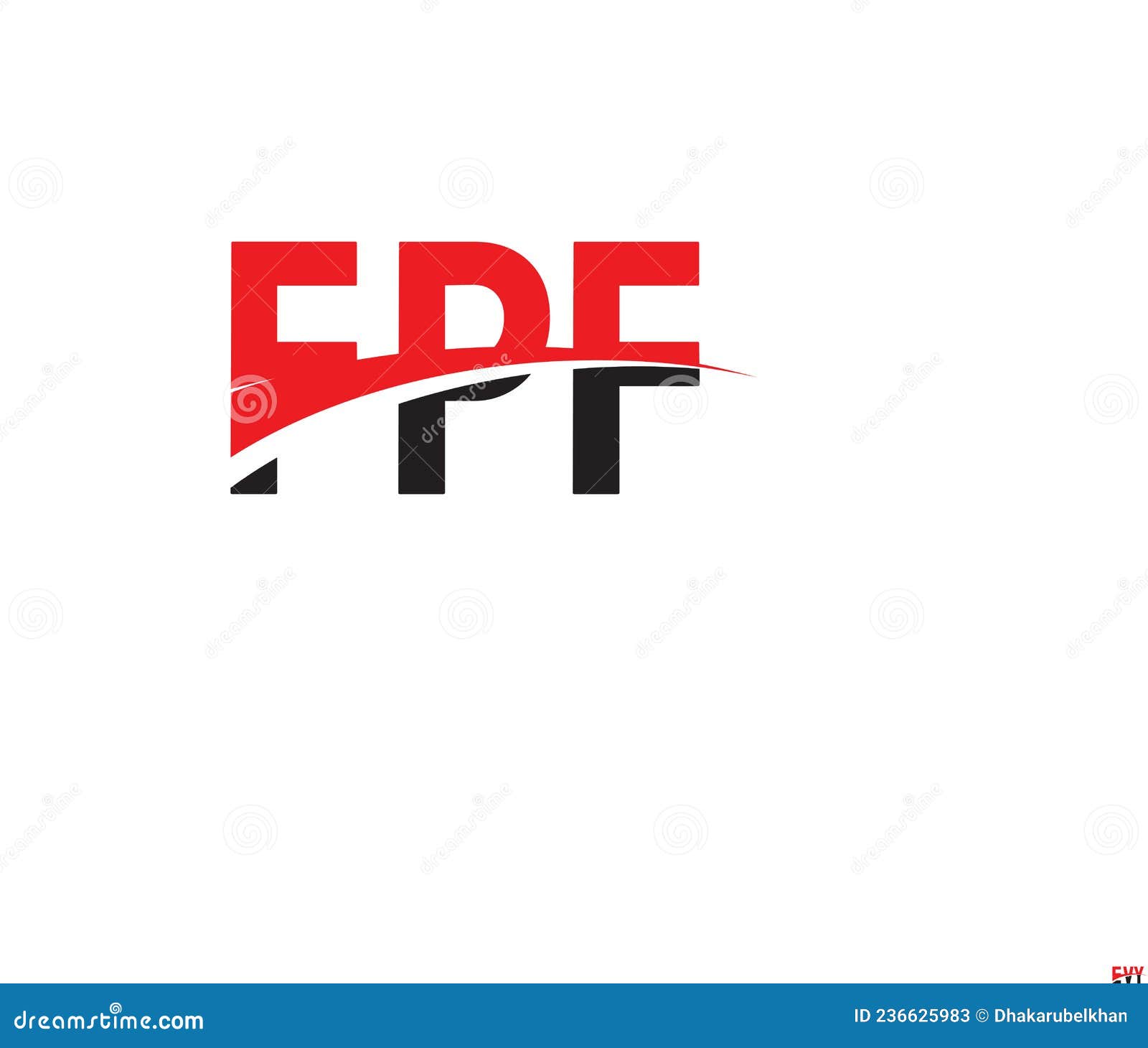 FPF Letter Initial Logo Design Vector Illustration Stock Vector ...