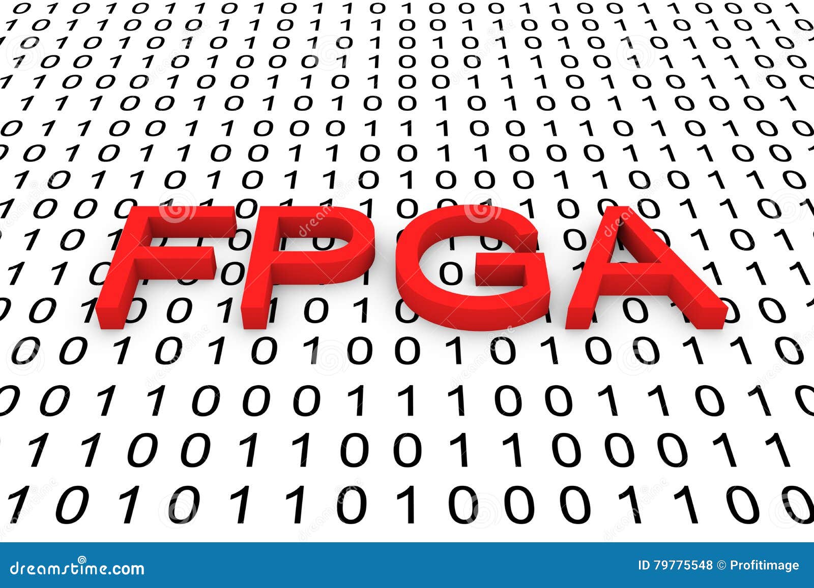 FPGA stock illustration. Illustration of programmable - 79775548