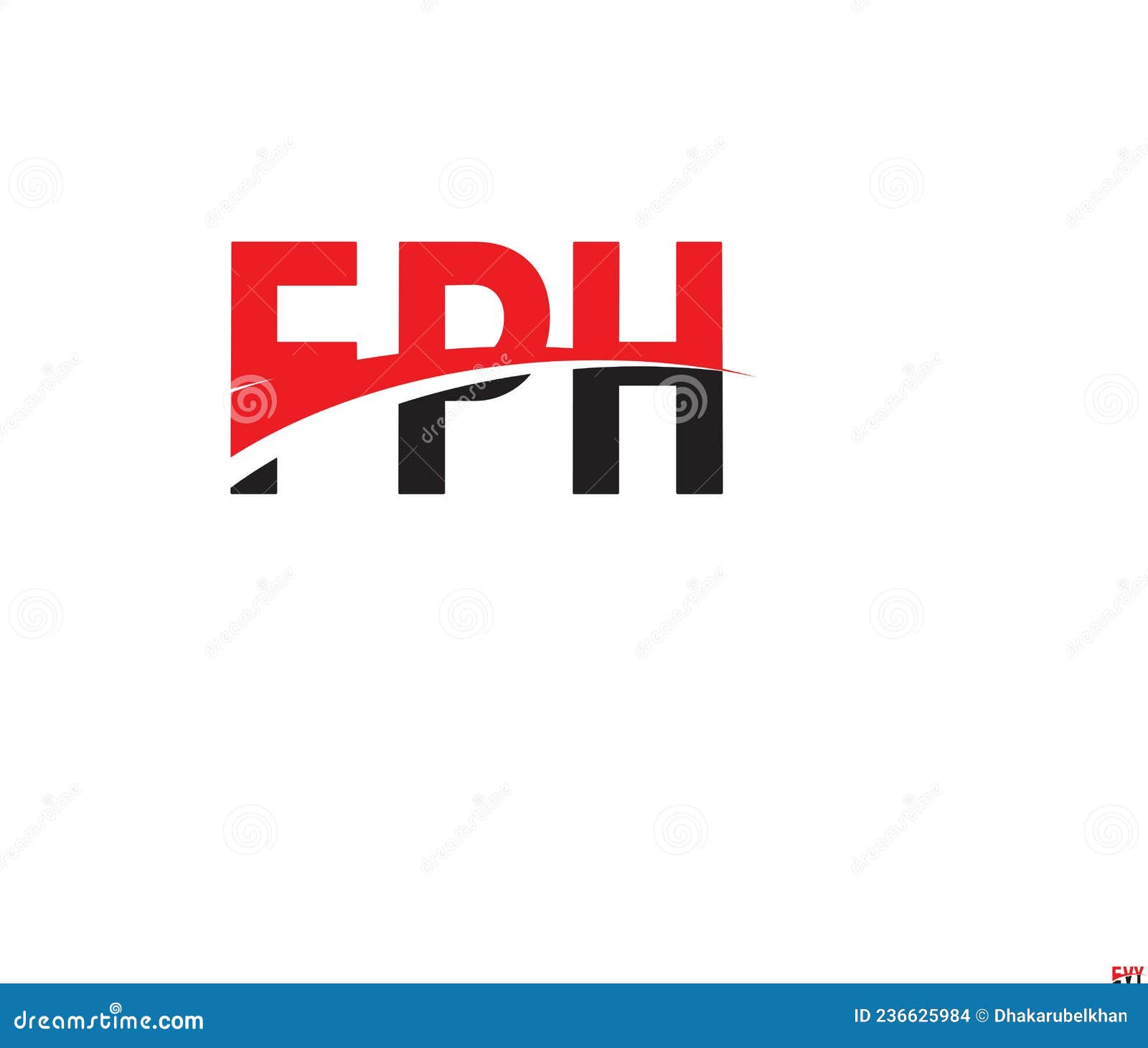 FPH Letter Initial Logo Design Vector Illustration Stock Vector ...