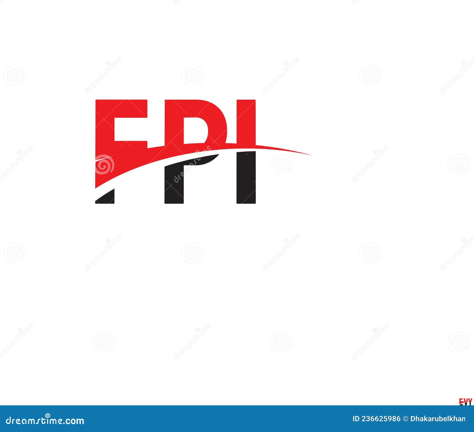 FPI Letter Initial Logo Design Vector Illustration Stock Vector ...
