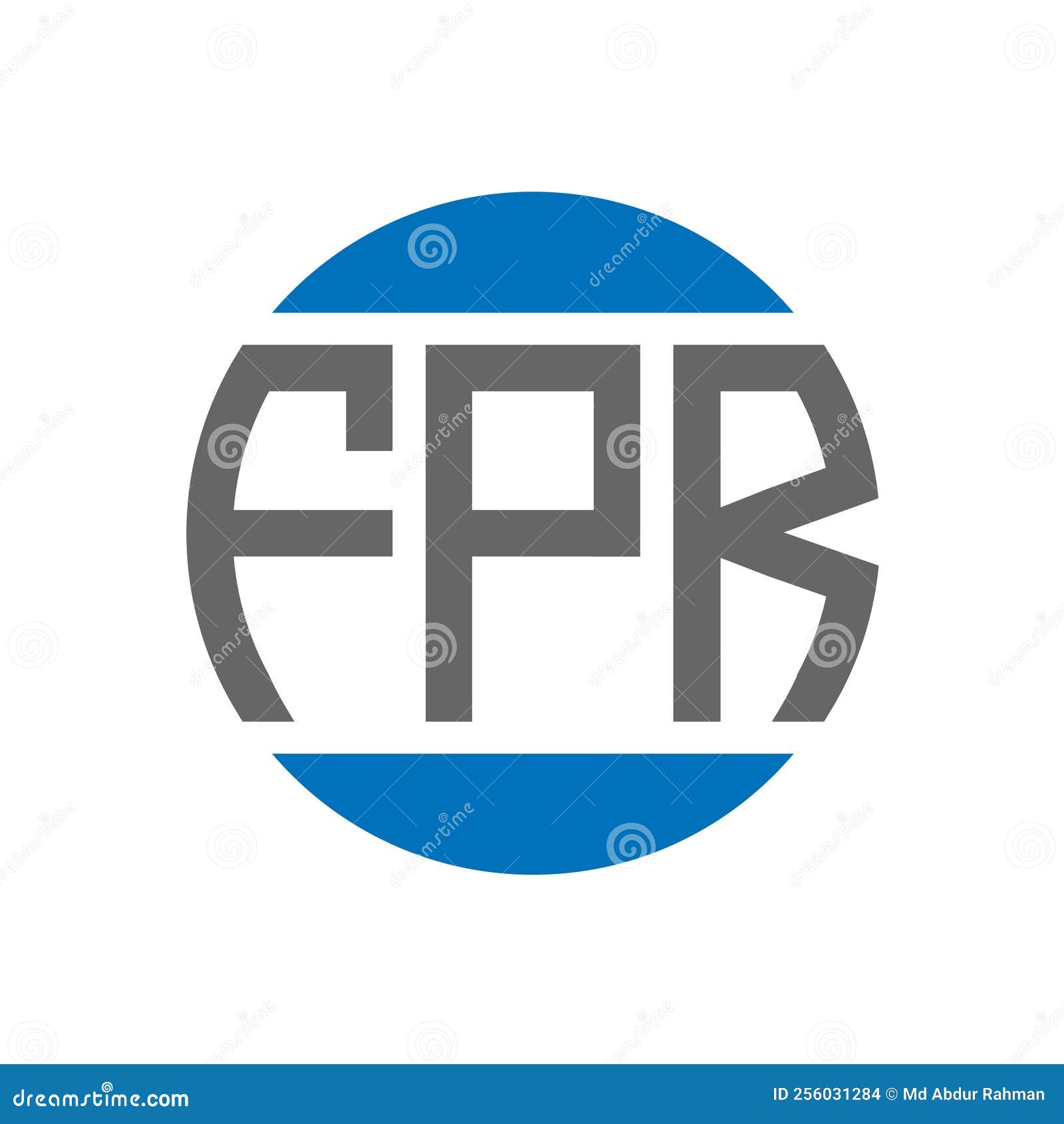 FPR Letter Logo Design on White Background. FPR Creative Initials ...