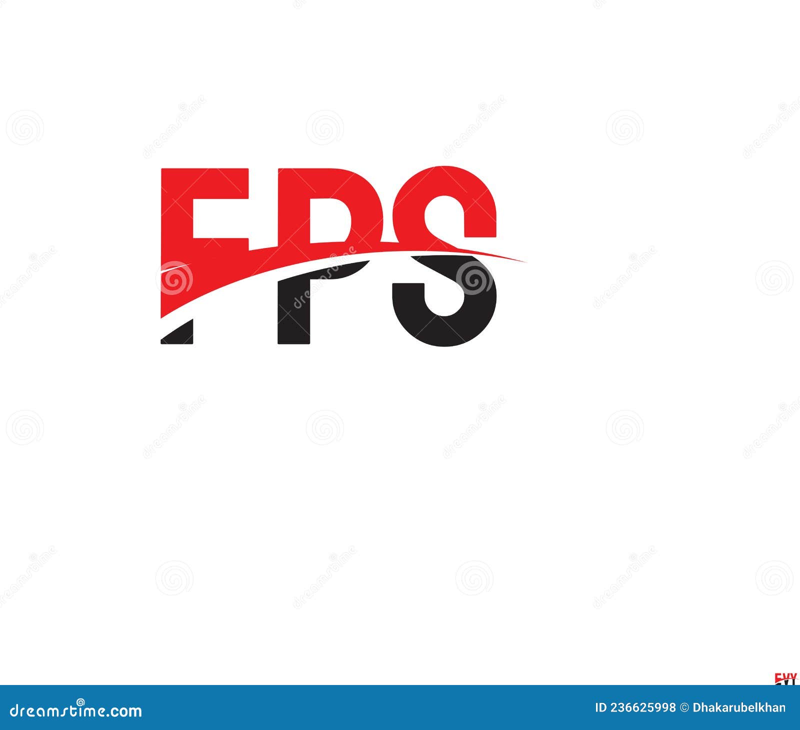 FPS Letter Initial Logo Design Vector Illustration Stock Vector ...