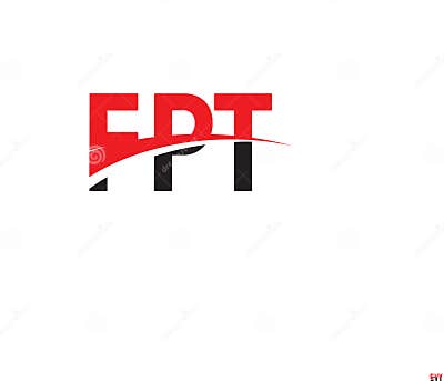 FPT Letter Initial Logo Design Vector Illustration Stock Vector ...