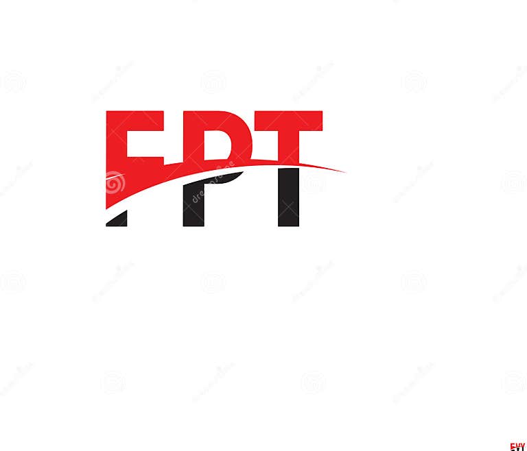 FPT Letter Initial Logo Design Vector Illustration Stock Vector ...