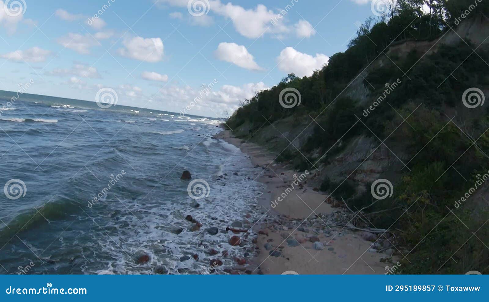 Scenic View of Wavy Ocean Washing Sandy Beach Stock Video - Video of ... Scenic View of Wavy Ocean Washing Sandy Beach Stock Video - Video of ...