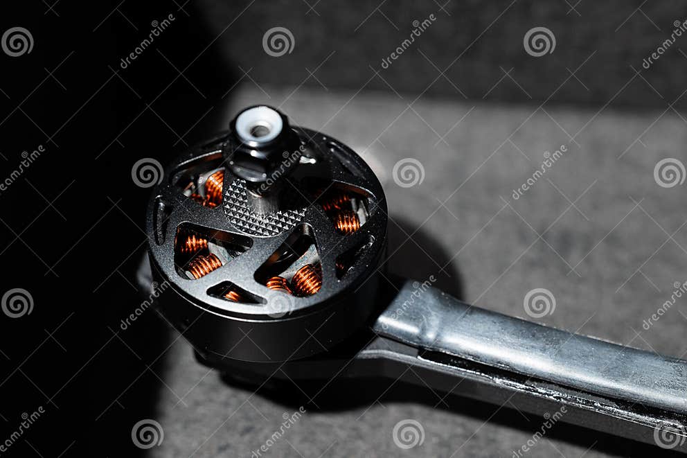 Fpv Drone Workshop Propeller Detail Element Metallic Objects ...