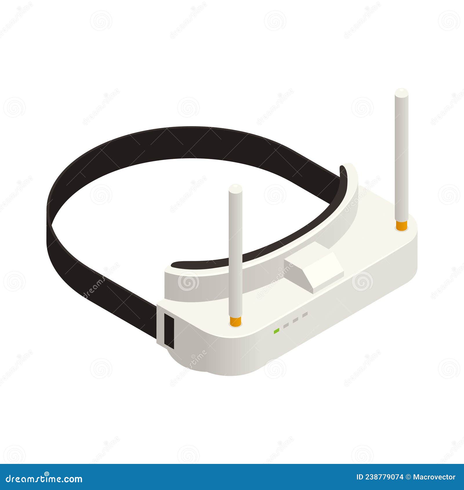 Fpv Goggles Icon stock vector. Illustration of aerial - 238779074