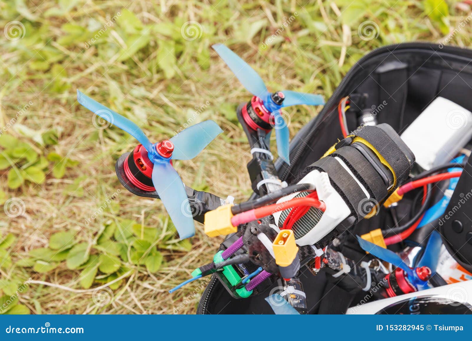 Fpv High-speed Drone Copter Stock Image - Image of rotor, small: 153282945