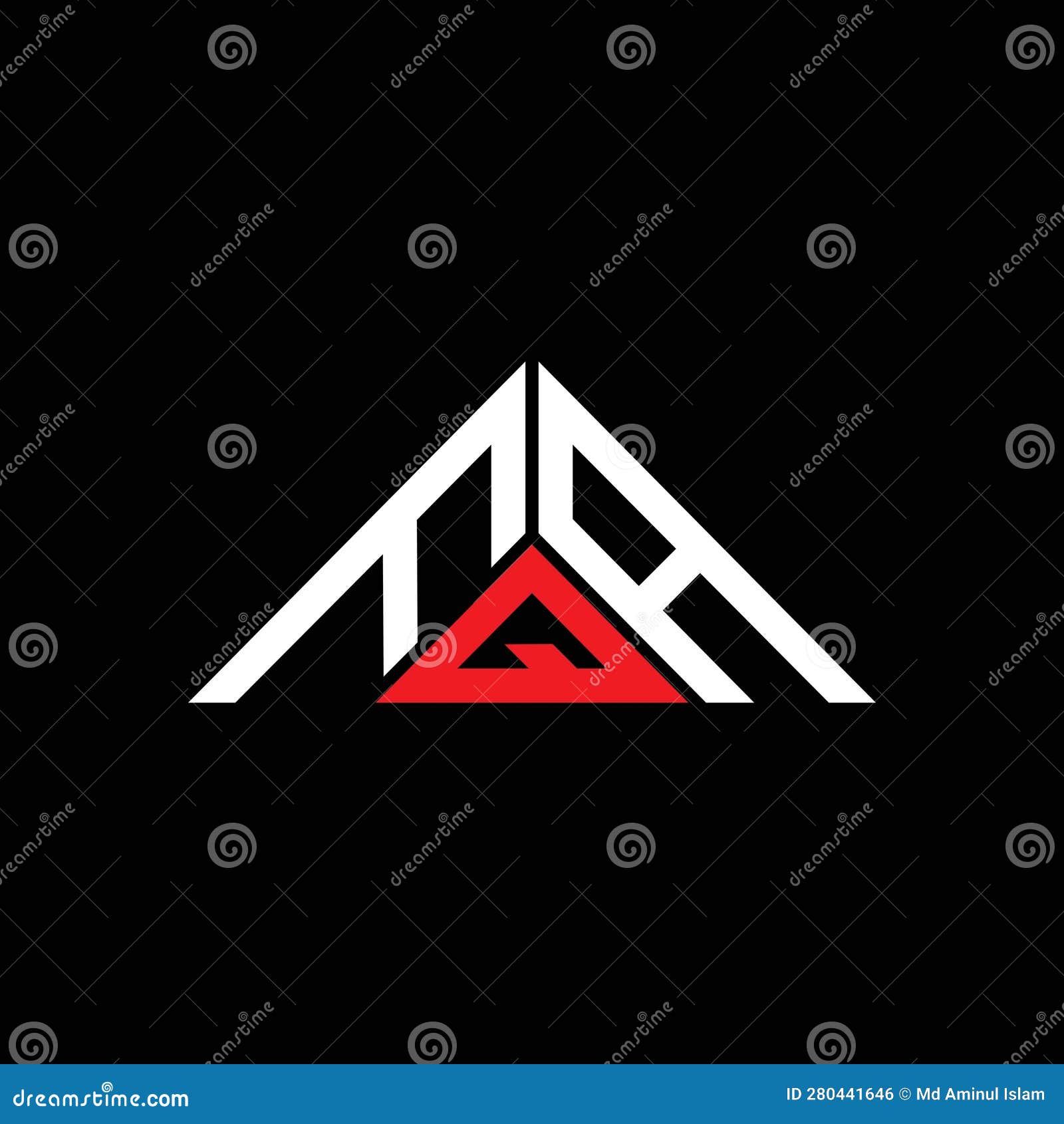 FQA Letter Logo Creative Design with Vector Graphic, FQA Simple and ...