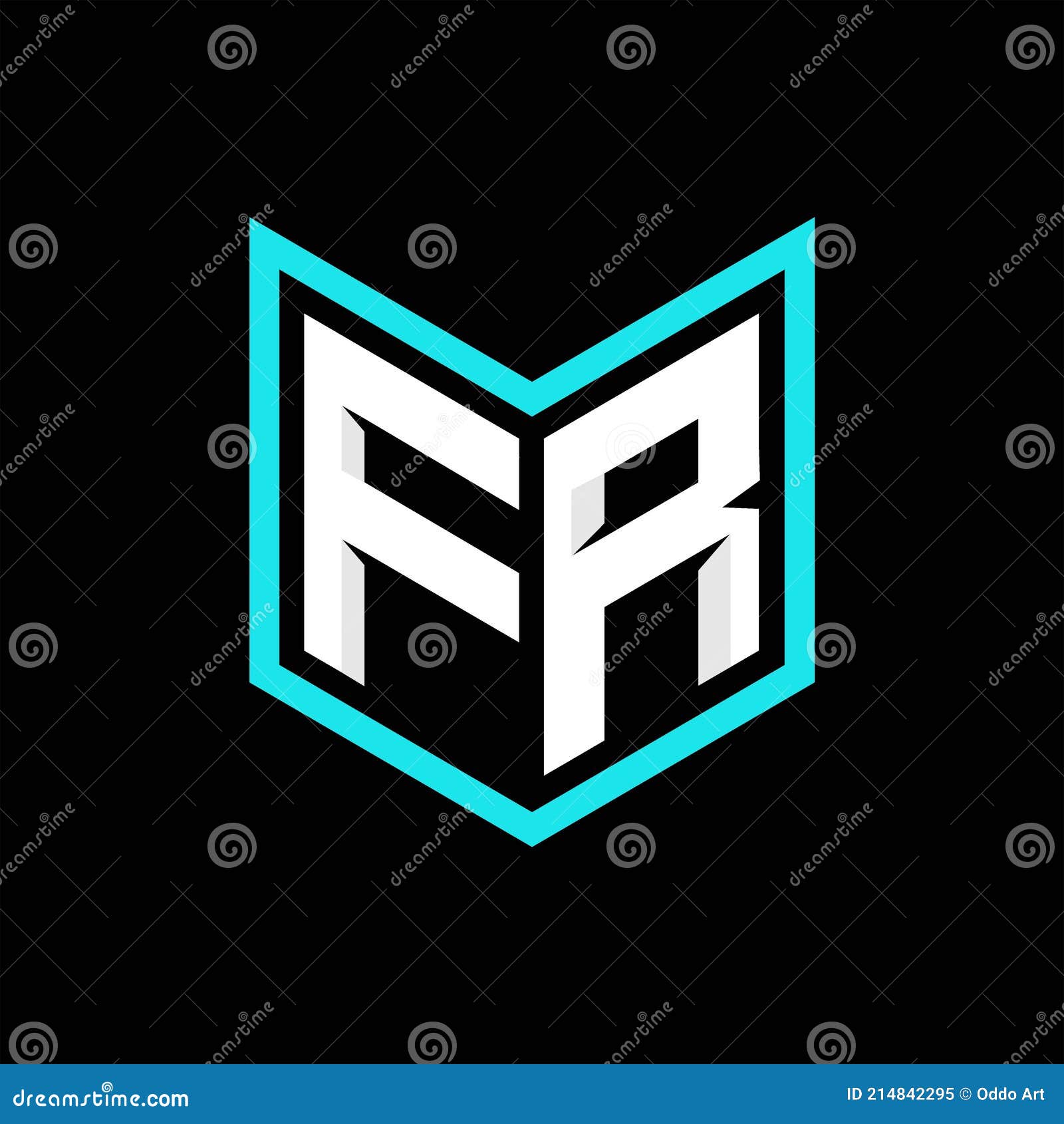 FR Initial Logo Monogram Designs Modern Templates Stock Vector ...