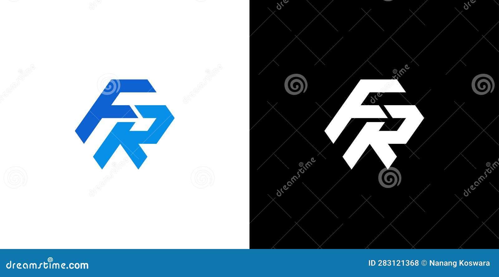 FR Logo, FR Monogram, Initial FR Logo, Letter FR Logo, Modern, Icon ...