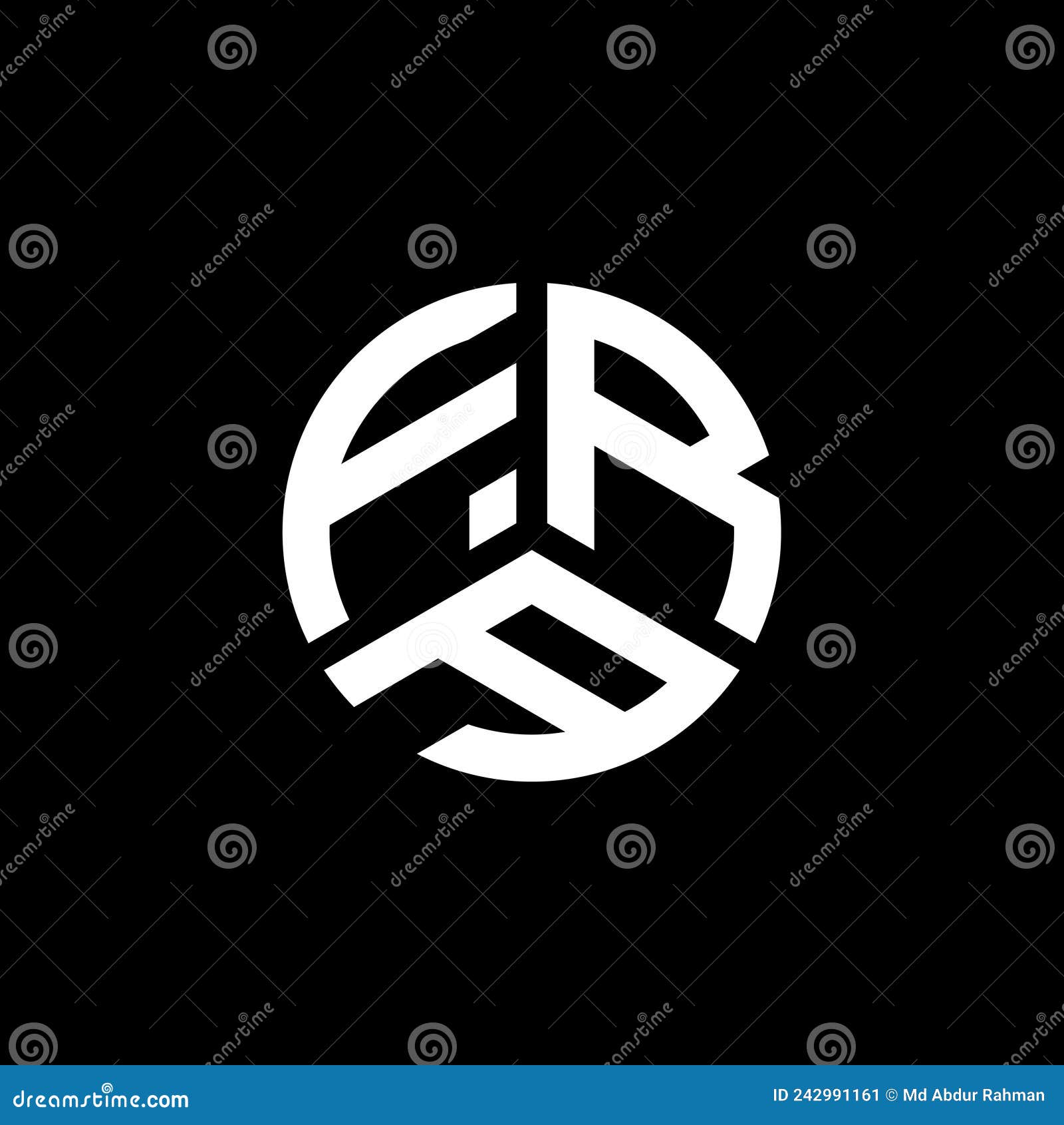 FRA Letter Logo Design On White Background. FRA Creative Initials ...