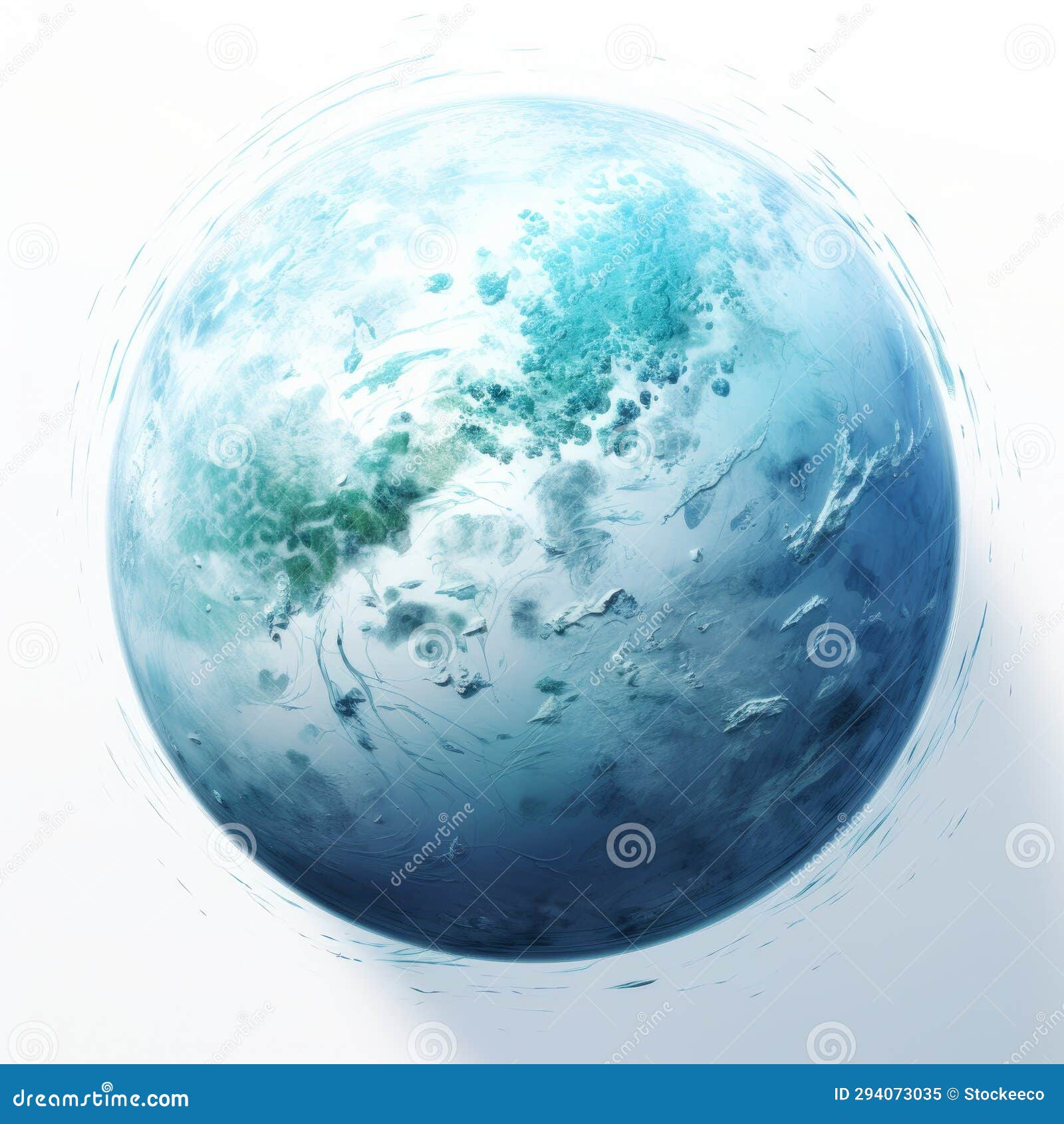 Frac Art Planet: a Realistic Visual Representation of Kepler-22b Stock ...