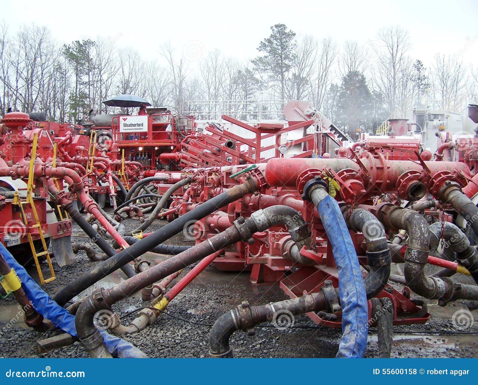 Frac location editorial stock photo. Image of location - 55600158