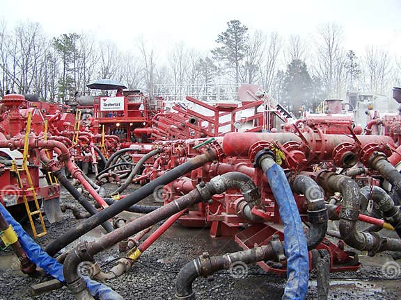 Frac location editorial stock photo. Image of location - 55600158