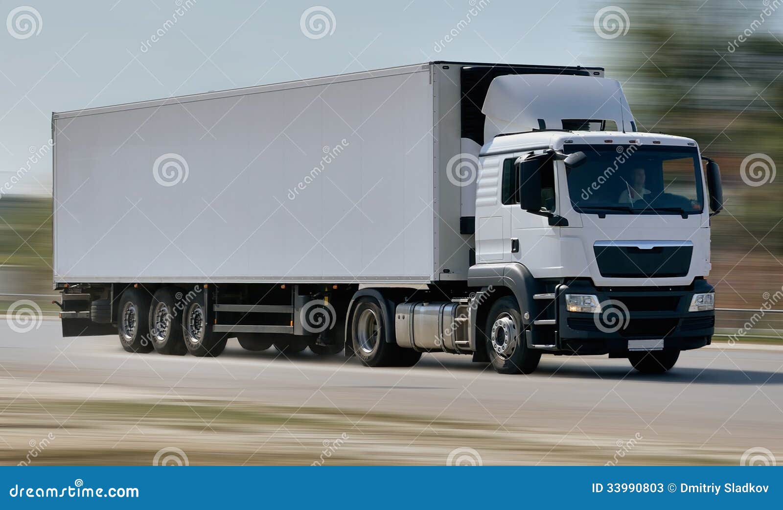 Fracht-LKW stockbild. Bild von verteilung, konzepte, industriell - 33990803