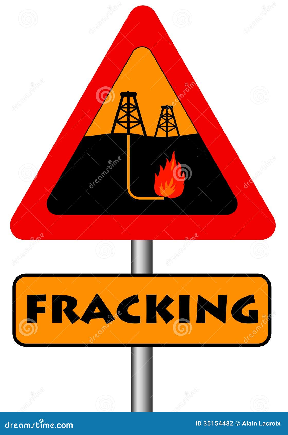 Fracking stock illustration. Illustration of fossil, economy - 35154482