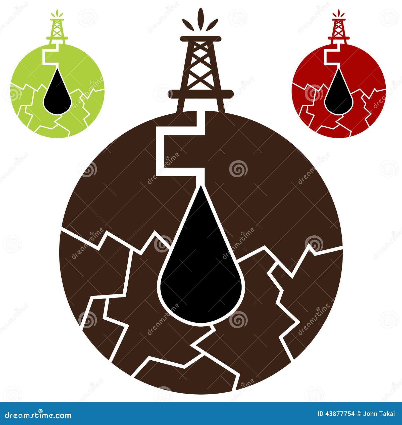 Fracking Oil Icon stock vector. Illustration of technology - 43877754